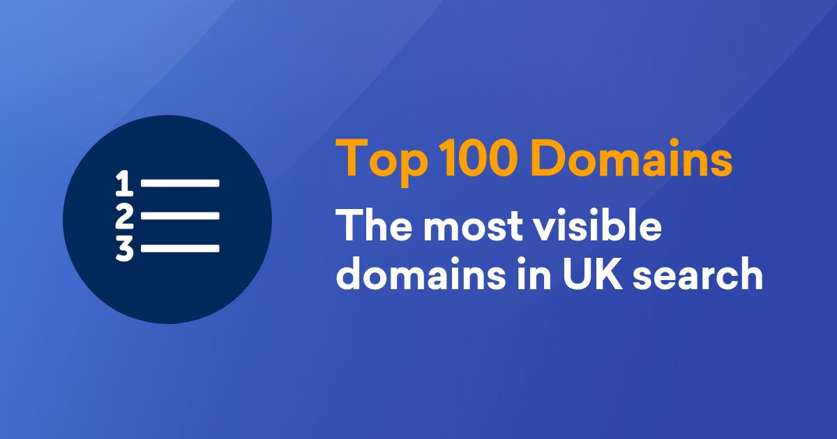 UK Top 100 Domains - The most visible Websites on Google.co.uk - SISTRIX