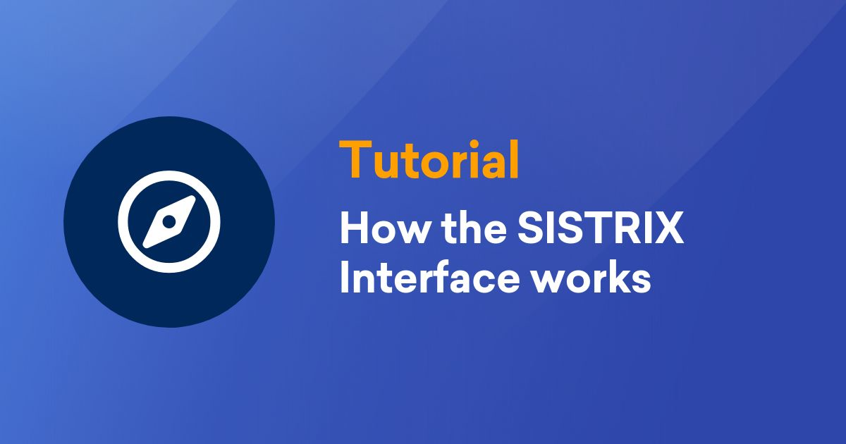 The SISTRIX Interface - Understand the Start Page - SISTRIX
