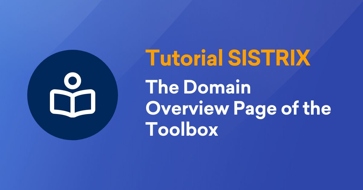 The most important information about a domain in the Domain Overview - SISTRIX
