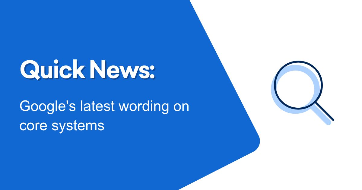 Google Manipulation: Today's update is slightly different! - SISTRIX