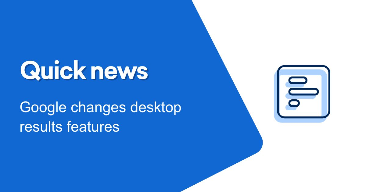 Google Reduces Search Options (And Organic Results) - SISTRIX