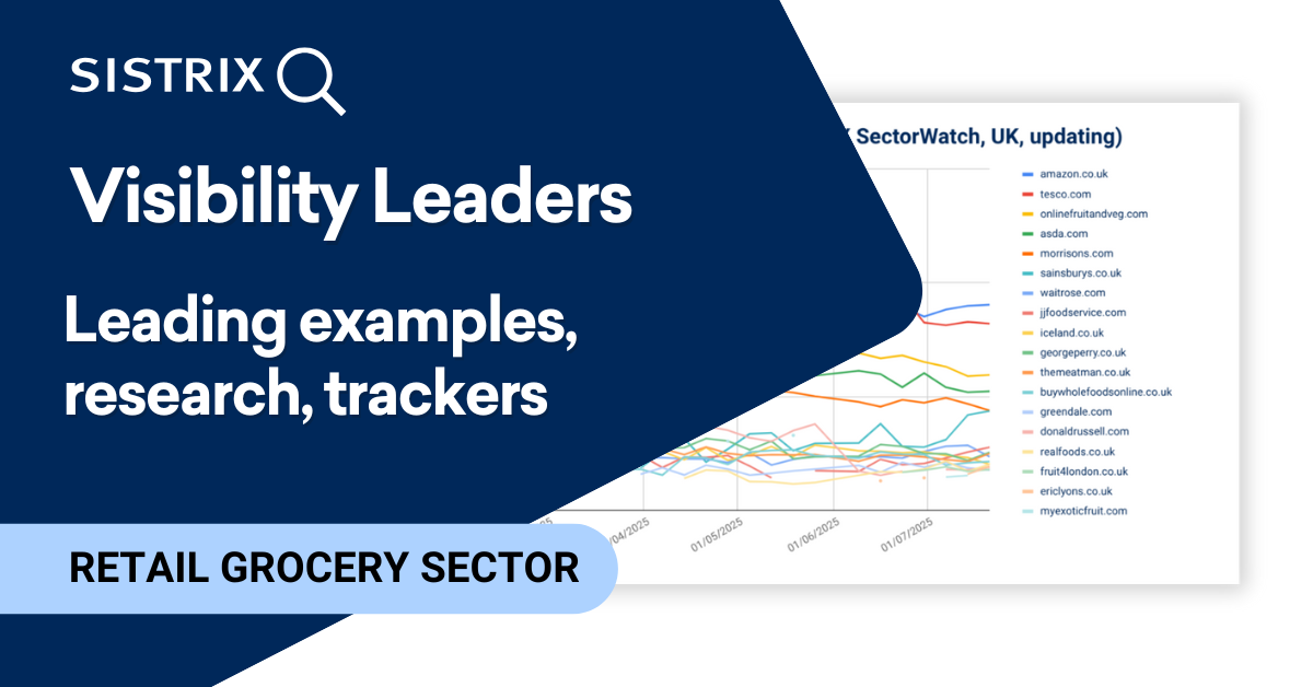 Visibility Leaders - Retail Grocery Sector - SISTRIX